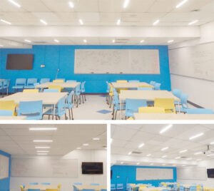 University Classroom T-Bar Grid Ceiling - Goldeneye®, Inc.