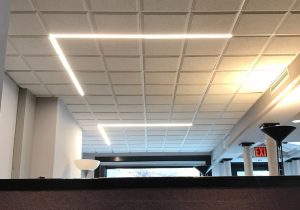 Slim 9/16 T-Bar LED Lights | Modern Linear Ceiling Fixtures